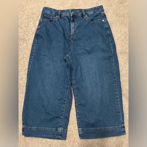 Style & Co. | Jeans | Style Co Culotte Wide Leg Capri Jeans 4 | Poshmark